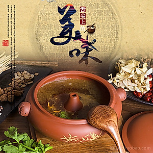 XICHENGSHIDAI Ceramics Steam Cooker, Traditional Yunnan Clay Casserole Stockpots for Stew Chicken Soup, Steam Vegetables and Corn or Cook Fitness Food 1400ml