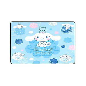 Cartoon C-innamoroll Carpet，Kawaii Cute Dog Fashionable 3D Printing Area Rug Rugs for Living Room Bedroom Balcony 36"x24"