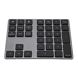 VGEBY 34 Key Numeric Keypad for Computers and Laptops, Portable and , Support,