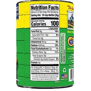 Peanut Patch Real Southern Style Boiled Peanuts 13.5oz Cans - Gluten Free - Protein Rich - Gift Box/Snack Pack (Regular, 4 Pack)