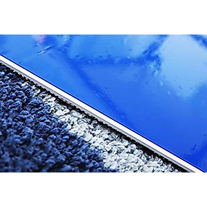 Cleanroom Sticky Mats with Base Pad, Include 5 Tacky Mats of 30 Sheets (150 Sheets Total) & 1 Non-Slip Hard Plastic Frame, Size 24x36 Inches, 50 Microns Per Sheet, Repositionable, Blue
