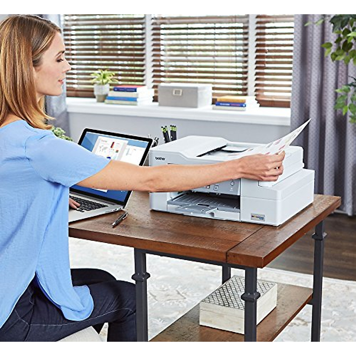 Brother MFC-J995DW INKvestmentTank Color Inkjet All-in-One Printer with Mobile Device and Duplex Printing, Up To 1-Year of Ink In-box, Amazon Dash Replenishment Ready