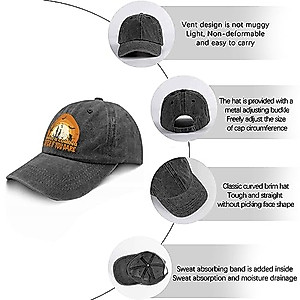 Ghost is Coming Enter if You Dares Trucker hat Hunting hat Pigment Black Men's Hats Gifts for Mom Baseball Hats