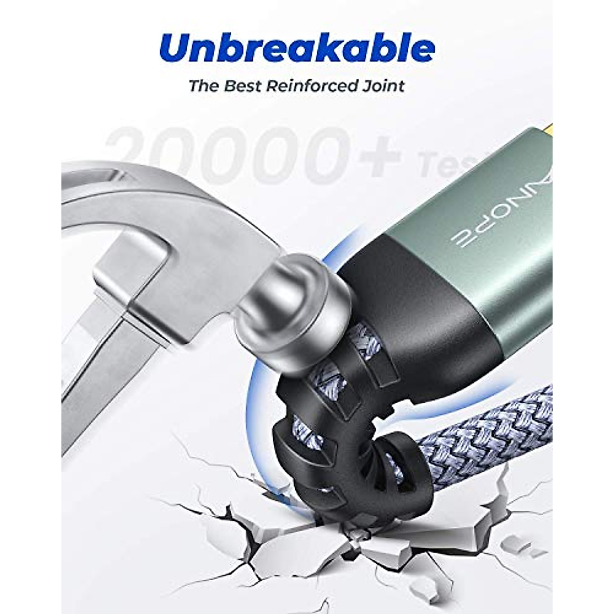 AINOPE 10FT USB 3.0 A to A Male Cable,USB 3.0 to USB 3.0 Cable [Never Rupture] USB Male to Male Cable Double End USB Cord Compatible with Hard Drive Enclosures, DVD Player, Laptop Cool-Grey