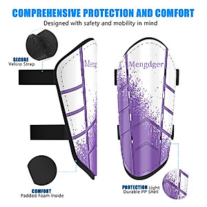 Shin Guards Soccer Youth Shin Pads for Kids Girls Boys Toddler Child EVA Cushion Protection Reduce Shocks Injurie Calf Protective Gear Suitable for 4 5 6 7 8 9 10 11 12 Years Old