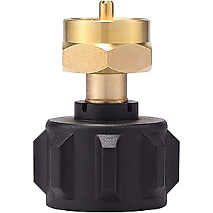 CHAMPS Propane Refill Adapter QCC1 Propane Regulator Valve Propane Adapter 1lb Throwaway Disposable Cylinder Propane Bottle Connector