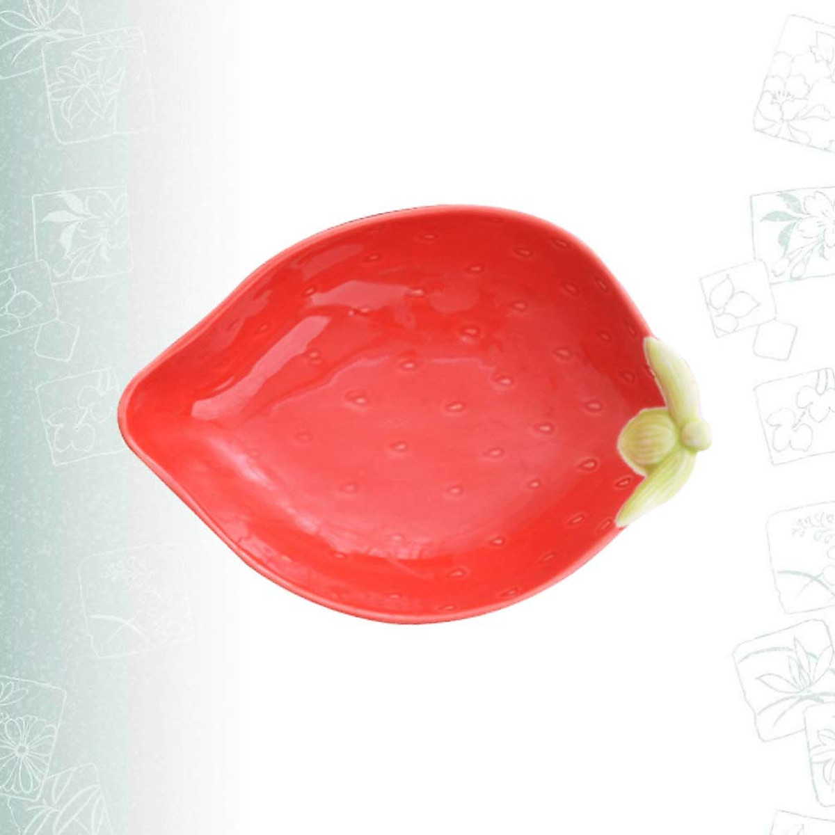 OSALADI Kawaii Bowl Lemon Shaped Bowl Salad Bowl Dessert Bowl Seasoning Serving Bowls Appetizer Bowls Mixing Bowls for Home Restaurant Buffet Red Sushi Plates and Soy Sauce Bowls