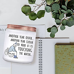 30th 40th 50th 60th Birthday Day Gifts for Men Funny Birthday Present Gifts Brother Son Husband Boyfriend Naughty Gifts for Him, Black Cedarwood & Juniper Scented Candles