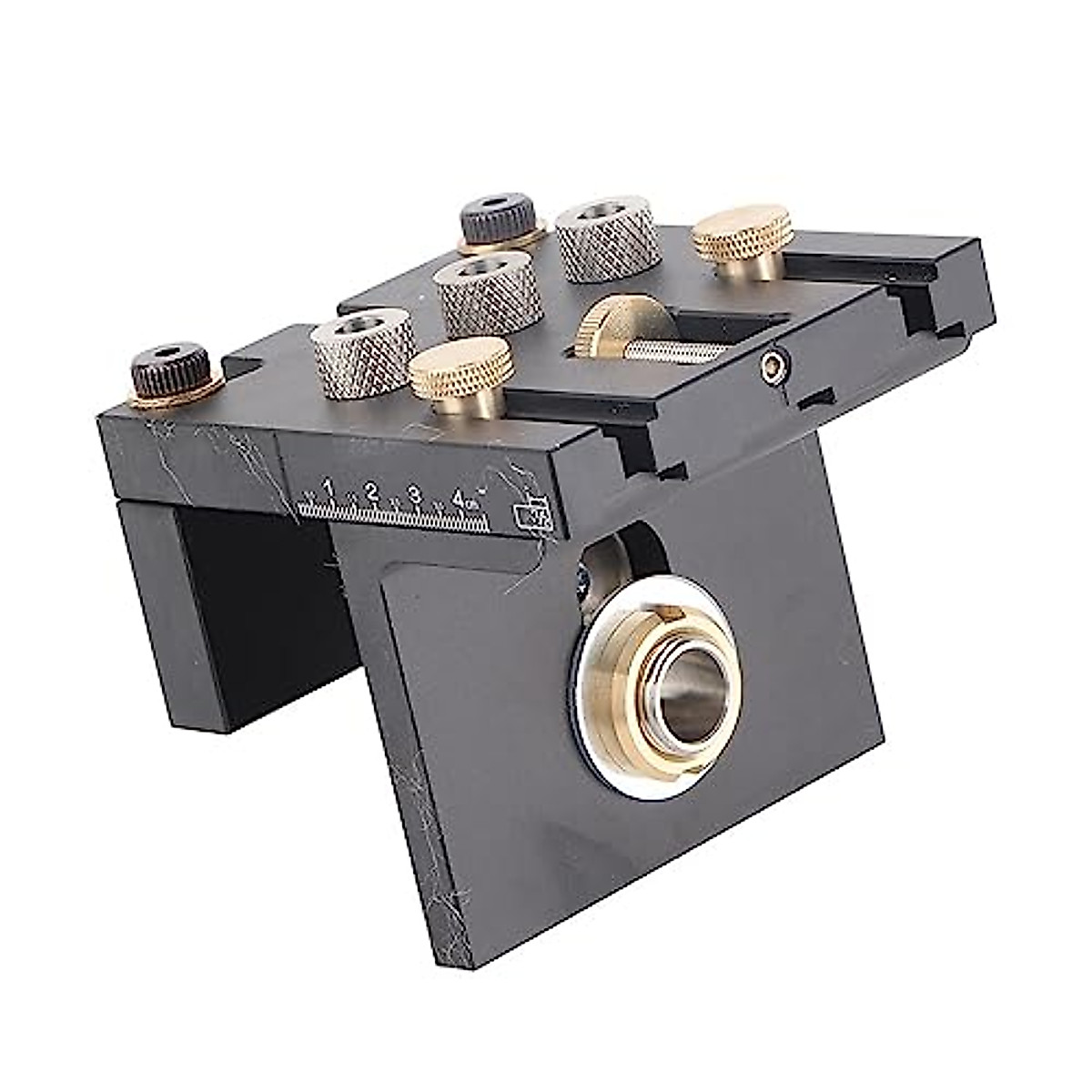 KRODANS 3 in 1 Woodworking Drilling Locator Hole Puncher Doweling Jig Drilling Guide Kit Adjustable Woodworking Drilling Locator Puncher Tools