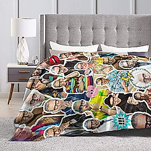 Blankets Jeff Goldblum Soft and Comfortable Warm Fleece Throw Blankets Yoga Blankets Beach Blanket Picnic Blankets for Sofa Bed Camping Travel