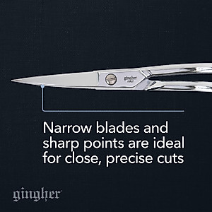 Gingher 6 Inch Double-Curved Machine Embroidery Scissors (01-005866)