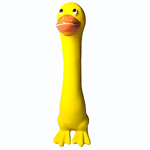 WANT CHEW 7" Latex Dog Squeaky Chewing Toys,Duck