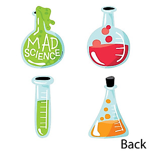 Big Dot of Happiness Scientist Lab - Beaker Test Tube Decorations DIY Baby Shower or Birthday Party Essentials - Set of 20