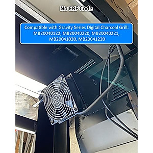 Digital Fan Kit Fits for Masterbuilt MB20040220/MB20041220 Gravity Series 560/1050 XL Digital Charcoal Grill + Smokers,Replace 9904190040