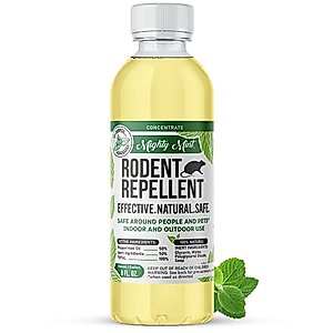 Mighty Mint 8 oz Peppermint Rodent Repellent Concentrate - Makes 1 Gallon - Natural Spray for Rats, Mice, and More