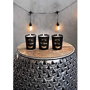 Scented Candle Gift Set with Natural Soy Wax & Aromatherapy Oils (Vanilla, Eucalyptus, Lavender). Packaged in Luxe Gift Box, Gifts for Women, Birthdays, Home Decor & All Occasions