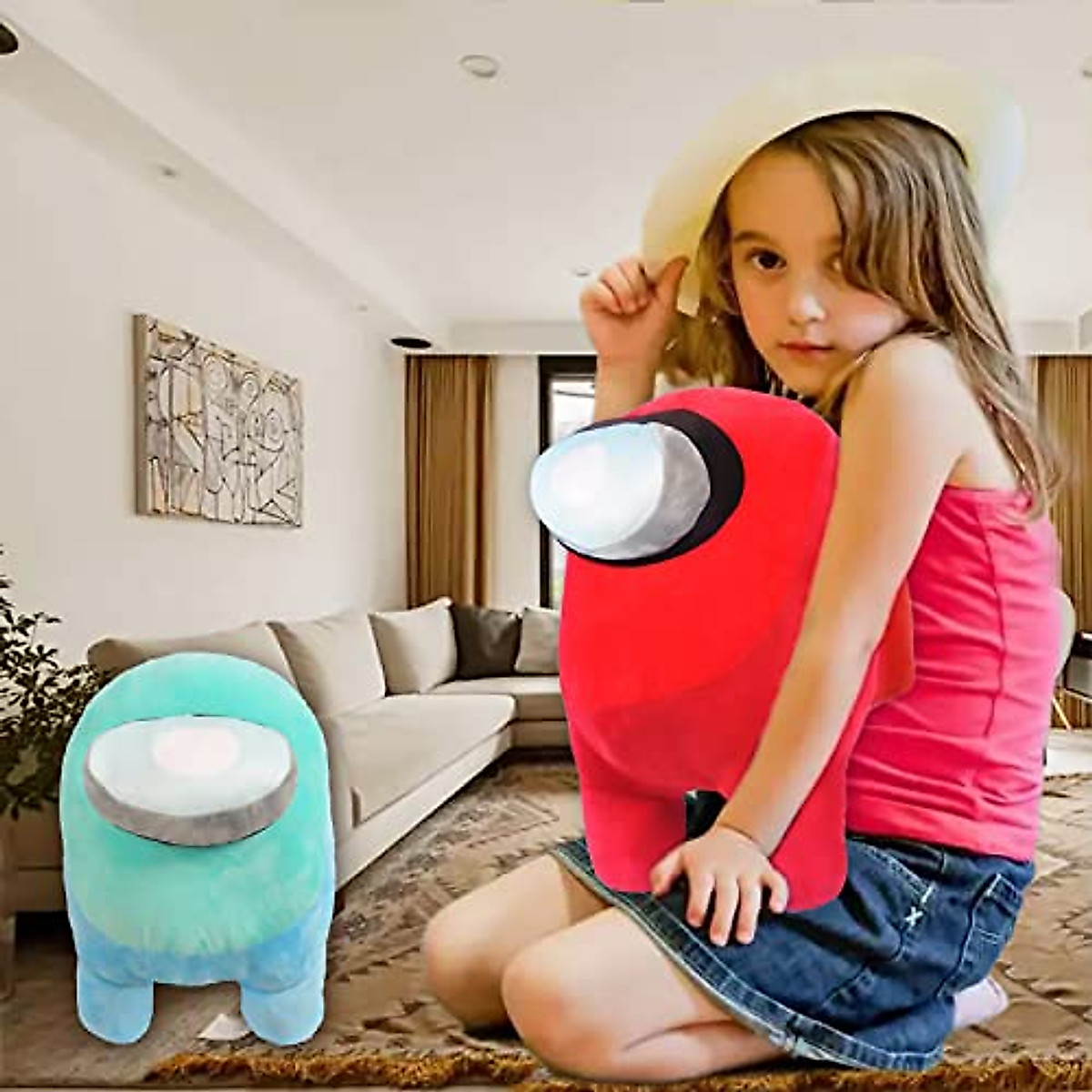 BAOERHUI Among Plush Toys 12Inch Cute Plushies Us Stuffed Animal Toys with Bulging Eyes Wonderful Gifts for Game Fans or Children