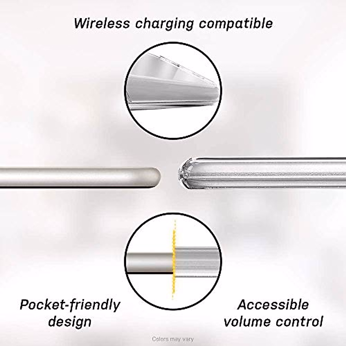 OtterBox Symmetry Clear Series Case for iPhone 12 Mini, Non-Retail Packaging - Moon Walker (Frost White/Silver MET/Moonwalker Graphic)