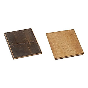American Metalcraft BWB109 Serve Boarded Bamboo, Square, Medium