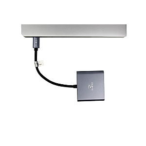 ZADEZ ZAH-513 USB-C Hub 3-in-1 Type-C (USB-C) - HDMI Port 4K (30 Hz) - Charging Port in - Power Delivery 60W - USB 3.0 high-Speed Charging Aluminum Material