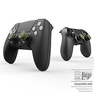 Controller Thumb Grip Set Thumbstick Caps,6PCS Joystick Cap Rocker Cover for PS4/For PS5 (Purple)