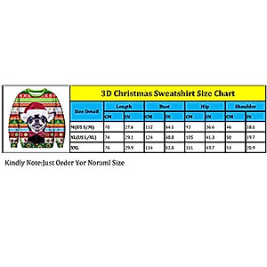 ALBIZIA Women's Crew Neck Ugly Christmas Pullover Sweatshirt US L/XL Style-2