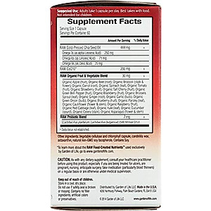 Garden of Life Raw Coq10, 60 CT