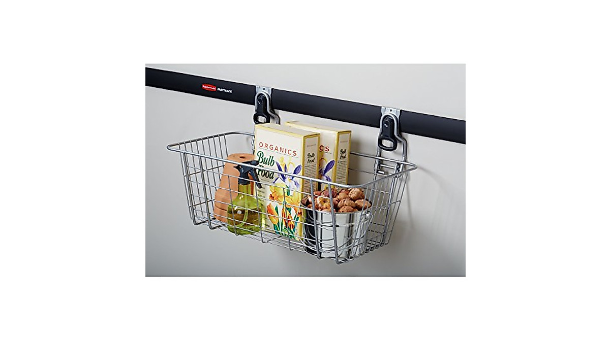 Rubbermaid Garage Storage Wire Basket - Easy Wall Mount