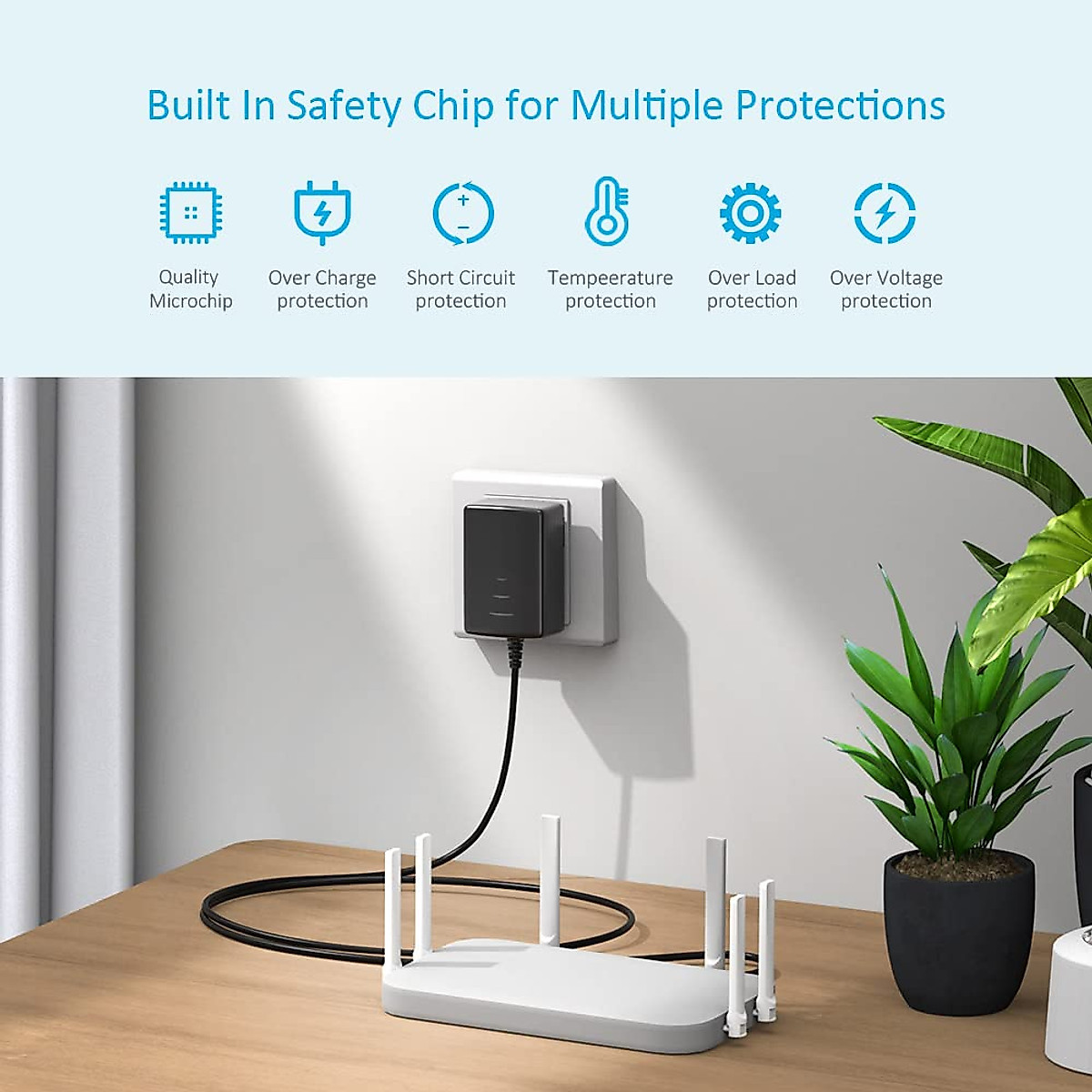 Belker 5V 2A 1.5A 1A AC Adapter Wall Charger Power Adapter Supply for TV Box Tablet Router More 5V Devices