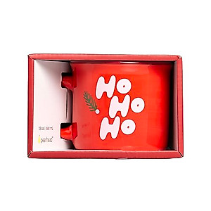 Pearhead Ho Ho Ho Christmas Camper Mug, Holiday Coffee Cup, Christmas Home Décor, Holiday Gifts, Seasonal Coffee Mug, Stocking Stuffer Gift Ideas, Microwave And Dishwasher Safe