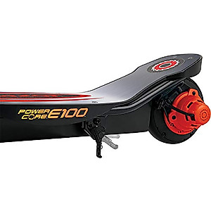 Razor Power Core E100 Electric Scooter - 100w Hub Motor, 8" Air-filled Tire, Up to 11 mph and 60 min Ride Time, for Kids Ages 8+