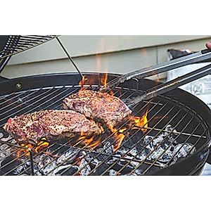 Kingsford Heavy Duty BBQ Tool Set - Fork, Tong, & Spatula - Deluxe Stainless Steel Grill Utensils - Grilling Tools for The BBQ Grill Master or Beginner Griller