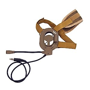 Armorwerx Single Ear Military Communications Headset (Tan)