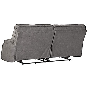 Signature Design by Ashley Coombs Contemporary 2 Seat Power Reclining Sofa, Gray