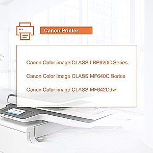 MYTONER Compatible Toner Cartridge 054 Replacement for Canon 054 054H CRG-054 Tone Set for Color Image Class MF644Cdw MF642Cdw MF640C LBP622Cdw LBP620 Printer Ink (Black,Cyan,Magenta,Yellow, 4-Pack)