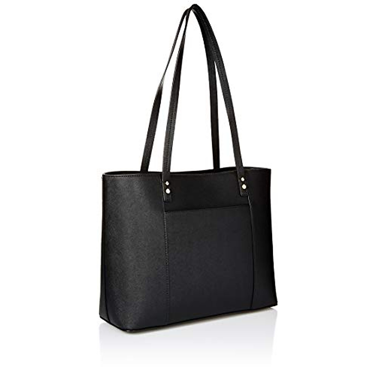 Karl Lagerfeld Paris womens Maybelle Tote Bag, Black/Gold, One Size US