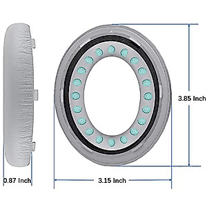 Preminum Replacement Earpads for Bose 700 Upgraded Headphone Replacements Ear Pads Cushion for Bose NC700 Headphones QOQOON Cushion for Noise Cancelling Headphones NC700 Luxurious Memory Foam (Silver)