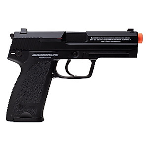 Elite Force HK Heckler & Koch USP GBB Blowback 6mm BB Pistol Airsoft Gun, Black, HK USP GBB Full Size, One Size, 2275002