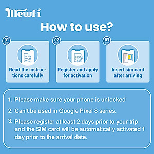 Japan SIM Card 15 Days 15 GB for Unlocked Phones, Activation Required, 4G High-Speed Network, 3 in 1 Prepaid Data Only SIM Card