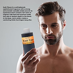 Onisavings KUSH TYPE BODY OIL ESSENTIAL, FRAGRANCE, EXCELLENT QUALITY,AND STRONG AROMA KUSH Body Oil Scented Fragrance (10oz)