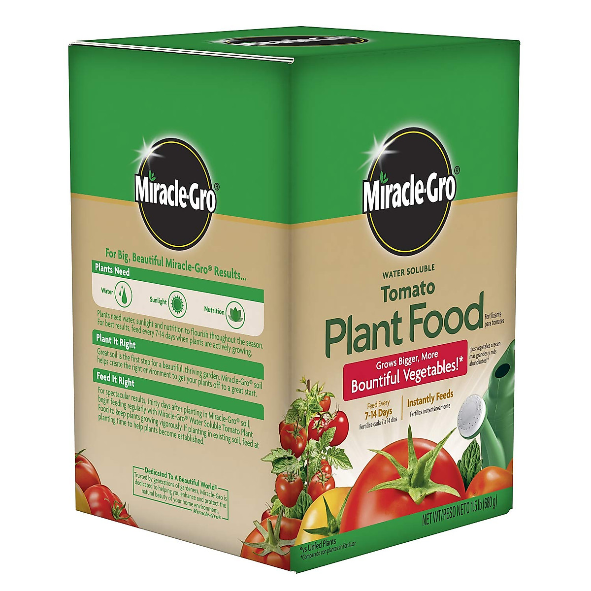 Miracle-Gro 2000422 Tomato Plant Food Tomato Fertilizer (6 Pack), 1.5 lb