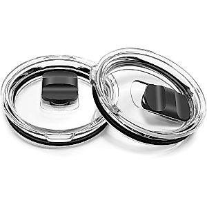 masterplug 20 oz Tumbler Lid (2 Pack), Replacement Lids Compatible for YETI 20 oz Tumbler, 10/24 oz Mug and 10 oz Lowball- Replacement Slider/Cover (20 Ounce)