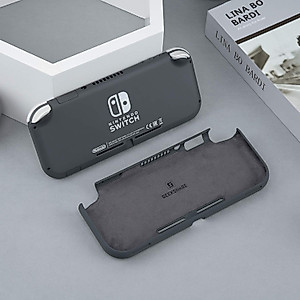 GeekShare Soft Silicone Case Compatible with Nintendo Switch Lite, Anti-Collision Non-Slip Shockproof Silicone Protective Cover Shell for Switch Lite (Gray)…