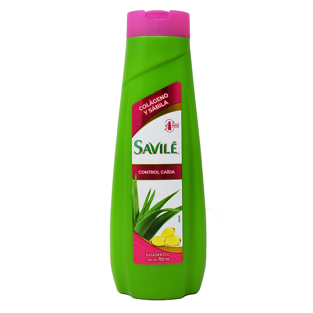 Savile pulpa de sabila Colageno Control Caida Anti Hair Loss Shampoo and Conditioner 750ml
