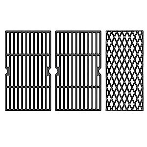 SafBbcue Replacement Parts Kit for Dyna glo DGH450CRP-D DGH474CRP DGH450CRP DGH485CRP Cast Iron Grill Grates