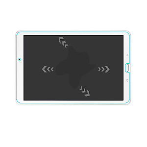 Mr.Shield [2-PACK] Designed For Samsung Galaxy Tab E 9.6 Inch [Tempered Glass] Screen Protector [0.3mm Ultra Thin 9H Hardness 2.5D Round Edge] with Lifetime Replacement