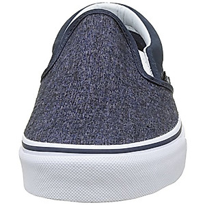 Vans Men's Classic, Check Foxing Cool Blue White, 7.5