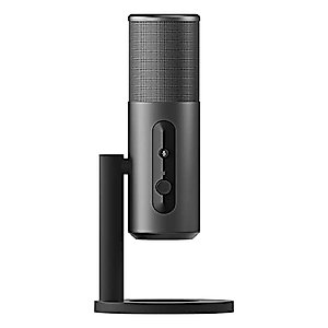 EPOS Gaming B20 Streaming Microphone - 2.9m Cable USB-C Computer Microphone for Gaming - PC & Laptop Connection with Audio Controls - Compatible with PC, Mac, and PS4/5 - Desk Stand Included, Gray