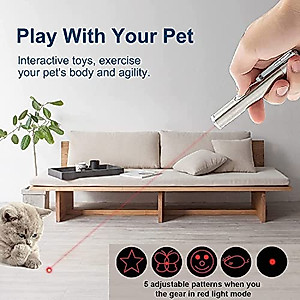 BEGRIM Cat Toy Pointer for Indoor, Cat Mouse Toys Wand Light Pet Interactive Toys to Keep Cat Busy, for Kitten Cat Dog Chase Play