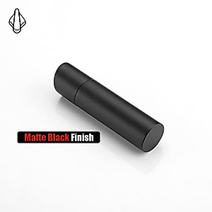 JQK Wall Hooks Black, 304 Stainless Steel Coat Hooks Wall Mounted for Robe Hat Clothes Hanger Towels, Matte Black 4 Pack, RH120-PB-P4